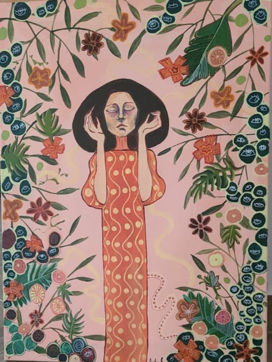 Zen - Cristina Radu & Maria Radu - Paintings & Prints, People & Figures ...