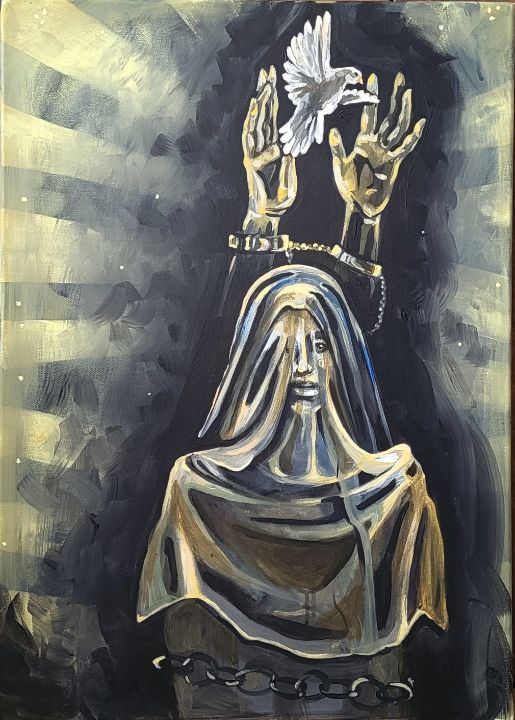 War - Cristina Radu & Maria Radu - Paintings & Prints, People & Figures ...