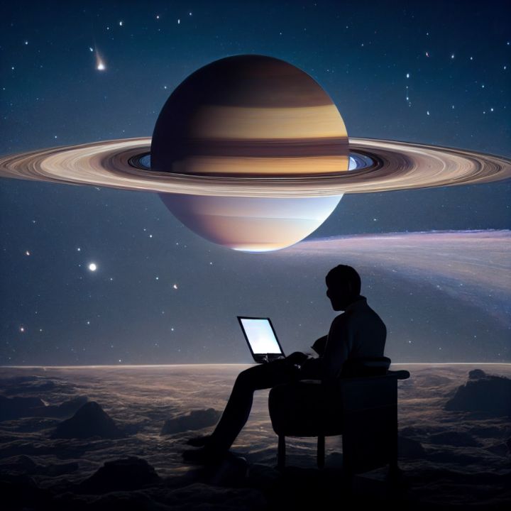 Remote Work - jairt_ - Digital Art & AI, Astronomy & Space, Planets ...