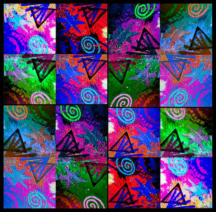 Octarine 8 - Octarine - Paintings & Prints, Abstract, Color - ArtPal