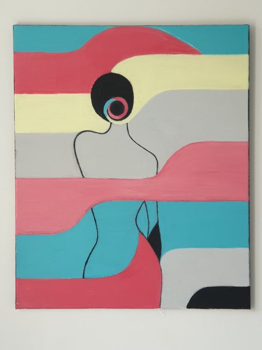 Colourful life of a lady - Margosa Art - Paintings & Prints, People ...