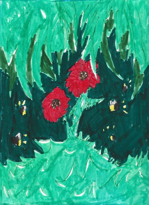 Underflower - Art by Dahlia - Drawings & Illustration, Flowers, Plants ...