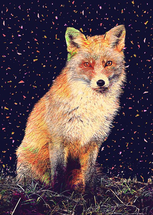 The Fox - Gab Fernando - Paintings & Prints, Animals, Birds, & Fish ...