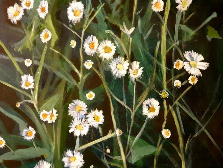 Dancing Daisies - KellCreate - Paintings & Prints, Flowers, Plants ...