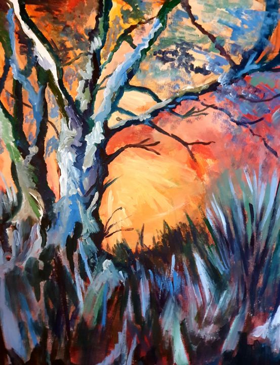 Red Sky at Night - KellCreate - Paintings & Prints, Flowers, Plants ...