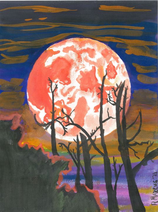 Hunter's Moon (October) - Bob Marcus/Olive Juice Too Studios ...