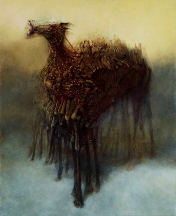 Bronteroc by Zdzislaw Beksinski - Beksinski Store - Paintings & Prints ...