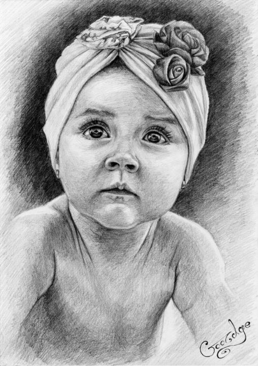 Commission Pencil Portrait Sample - Goordge Art - Drawings ...