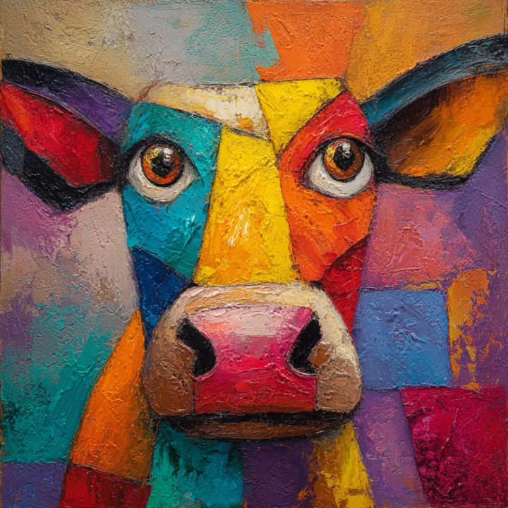 Uncanny Cow Dreams - DreamBeast Atelier - Digital Art & AI, Animals ...