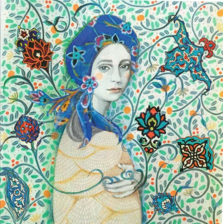 Woman and life(Bahar Badayi) - zharfhonar - Paintings & Prints ...