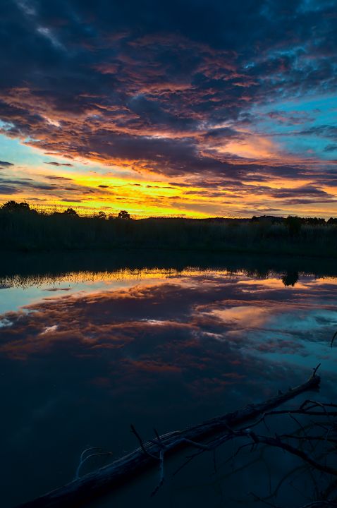 Sunset over the dam - Brian Delaney - Photography, Landscapes & Nature ...