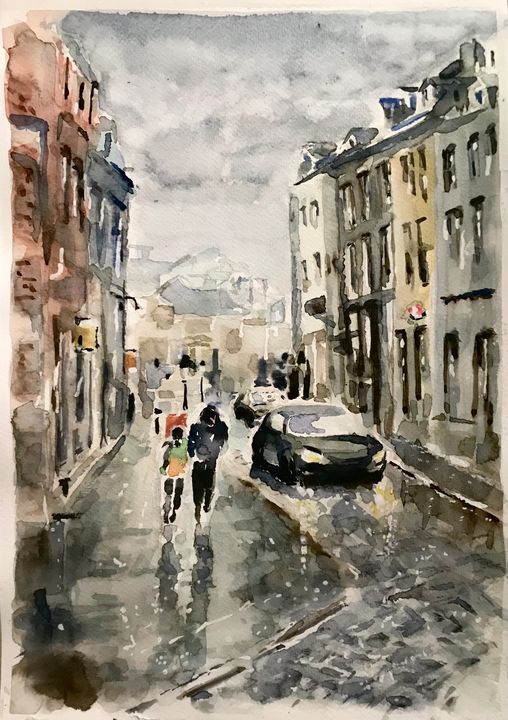 Maastricht - Fernando Jaramillo art - Paintings & Prints, Buildings ...