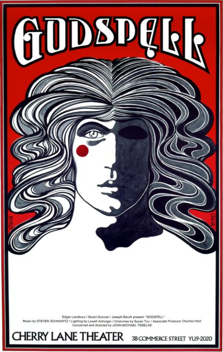 GODSPELL nyc 1971 - ByrdMan Studios Poster Gallery - Paintings & Prints ...