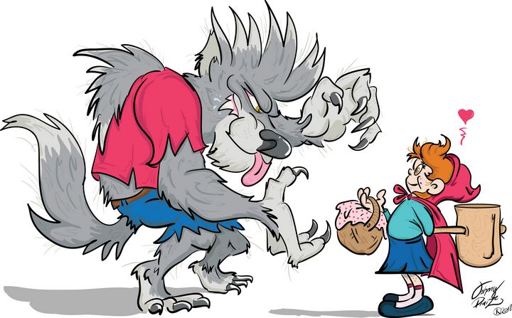 Little Red is In Love - Johnny Praize - Drawings & Illustration ...