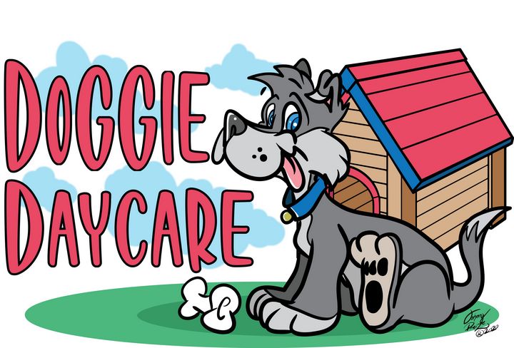 Doggie Daycare Sign - Johnny Praize - Digital Art, Childrens Art, Other ...