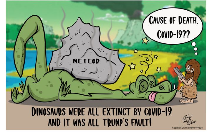 Dead Dino - Johnny Praize - Drawings & Illustration, Animals, Birds ...