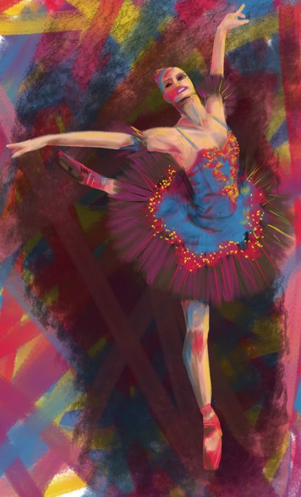Ballerina - TAM - Digital Art & AI, People & Figures, Dance - ArtPal