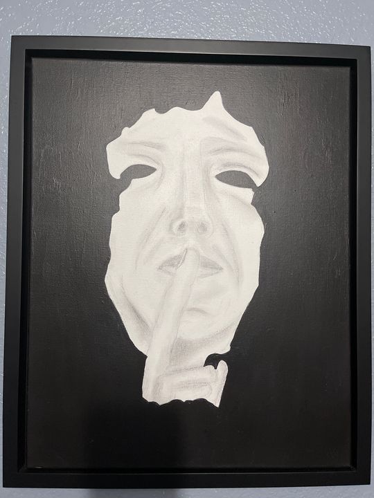 Shhh! - Original art by AG - Paintings & Prints, Abstract, Figurative ...