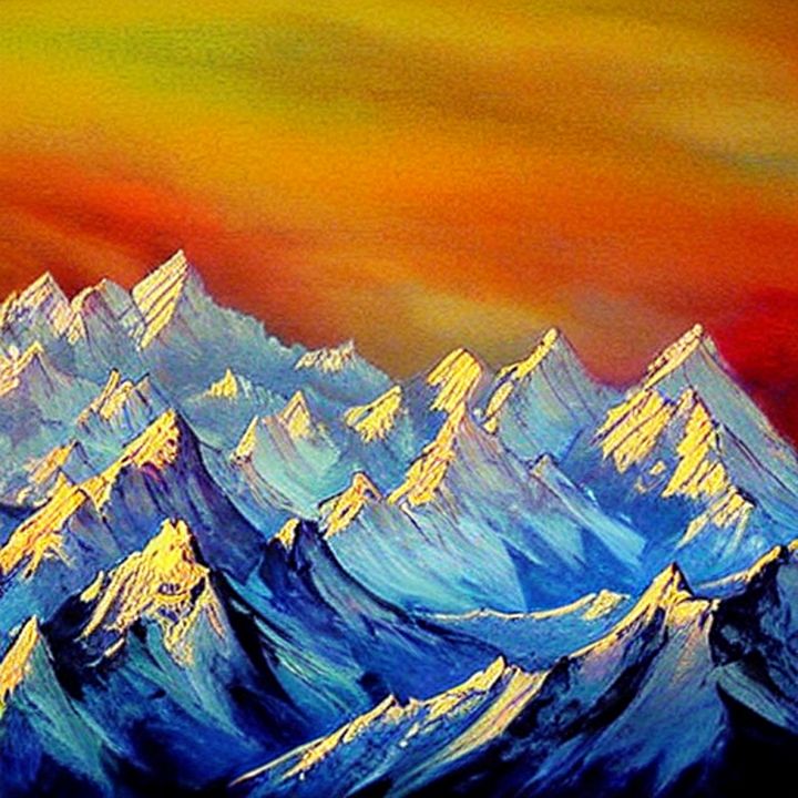 A beautiful mountains - Colonial tech - Digital Art & AI, Landscapes ...