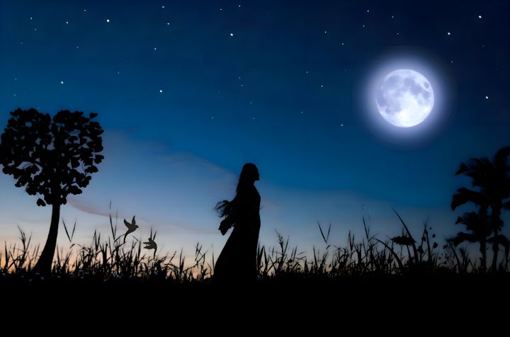 Dark Alone Girl Art - Dark World - Drawings & Illustration, Landscapes ...