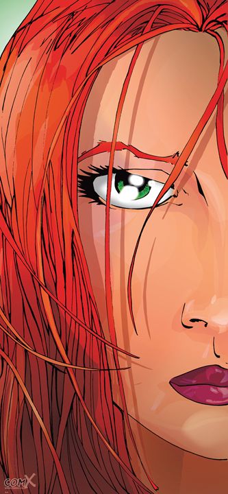 Red Head Woman - Studio ComX - Drawings & Illustration, Childrens Art ...