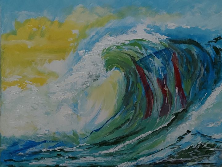 My beautiful flag - Jeffry's Art - Paintings & Prints, Landscapes ...