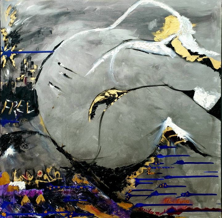 Betrayal - Vividartbyjen - Paintings & Prints, Abstract, Figurative ...