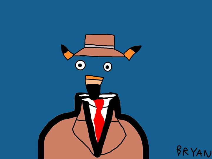 Magritte No. 1 - Harry The Fox Art - Digital Art & AI, People & Figures ...