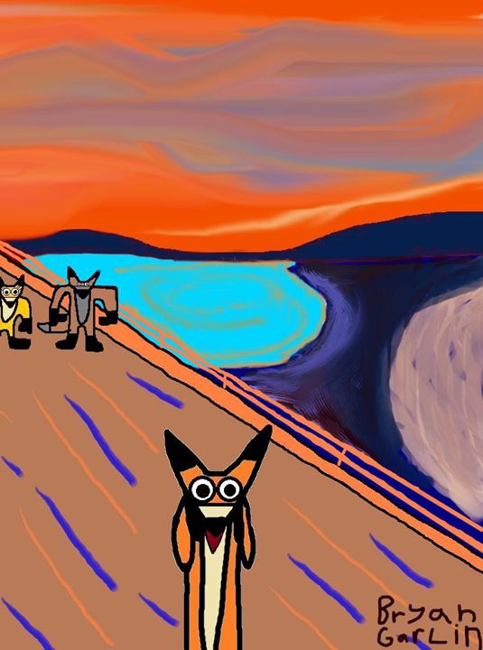 Harry The Fox Art - Digital Art & AI