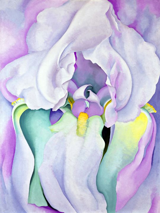 Georgia O'Keeffe, Light of Iris - Art Impresia - Paintings & Prints ...