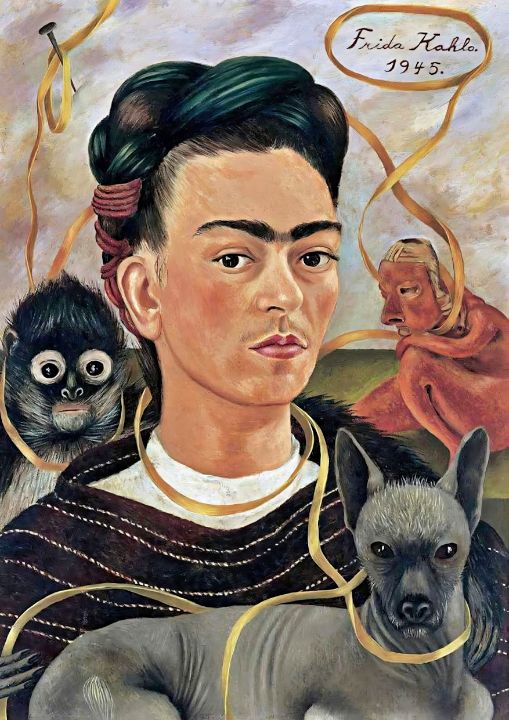 Frida Kahlo Self-Portrait - Art Impresia - Paintings & Prints, People ...