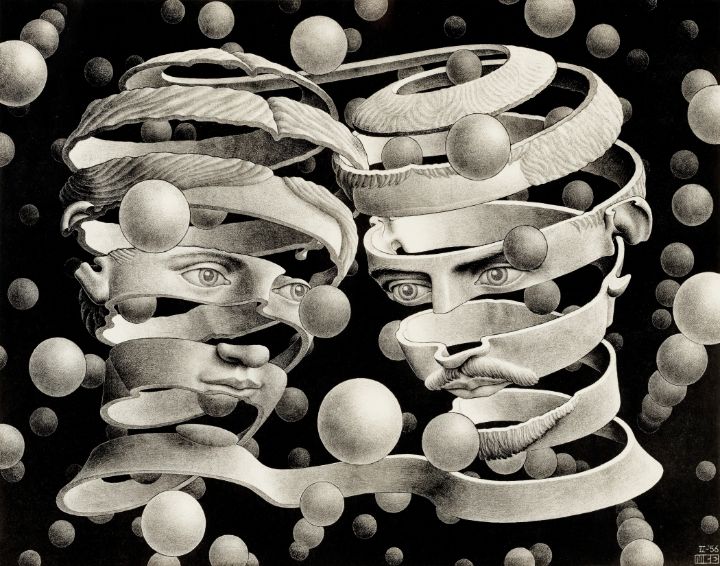 Maurits Escher, Bond of Unity - Art Impresia - Drawings & Illustration ...
