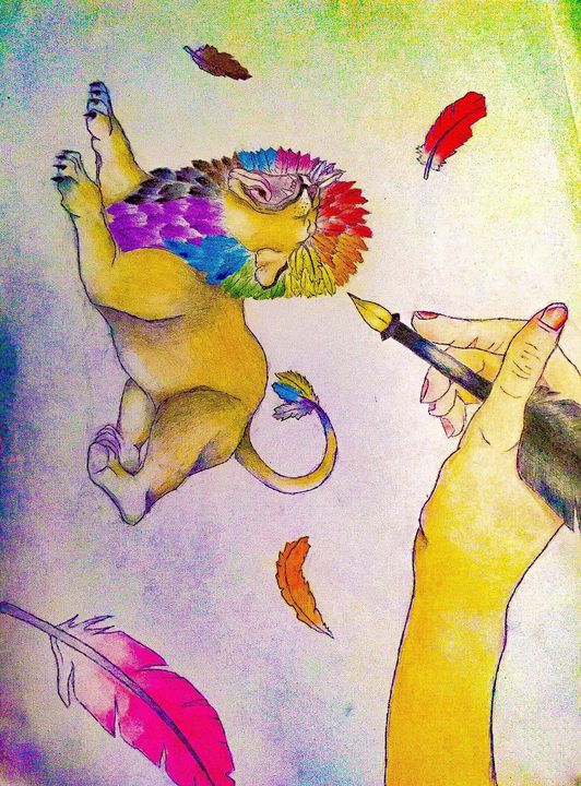 Pride - Rachel Card - Drawings & Illustration, Animals, Birds, & Fish ...