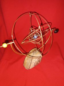 Electromagnetic gyroscope - Copper wire artwork - Sculptures & Carvings ...