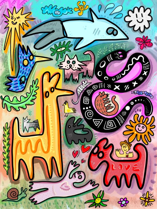 Ángel Rivas - Paintings & Prints, Digital Art & AI