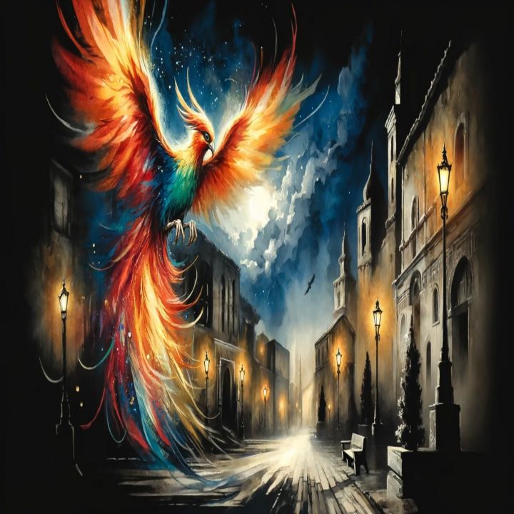 Cosmic Ember - Domz Waimotu Art - Digital Art & AI, Fantasy & Mythology ...