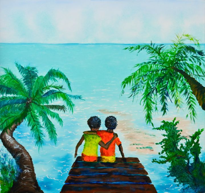 Twin reflection of Self - Elements of Creation - Paintings & Prints ...