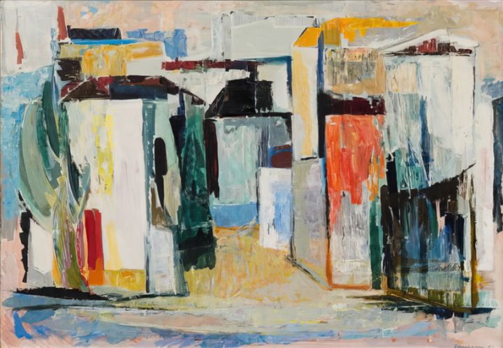 Houses - 1962 - Tove Jansson - Paintings & Prints, Childrens Art ...