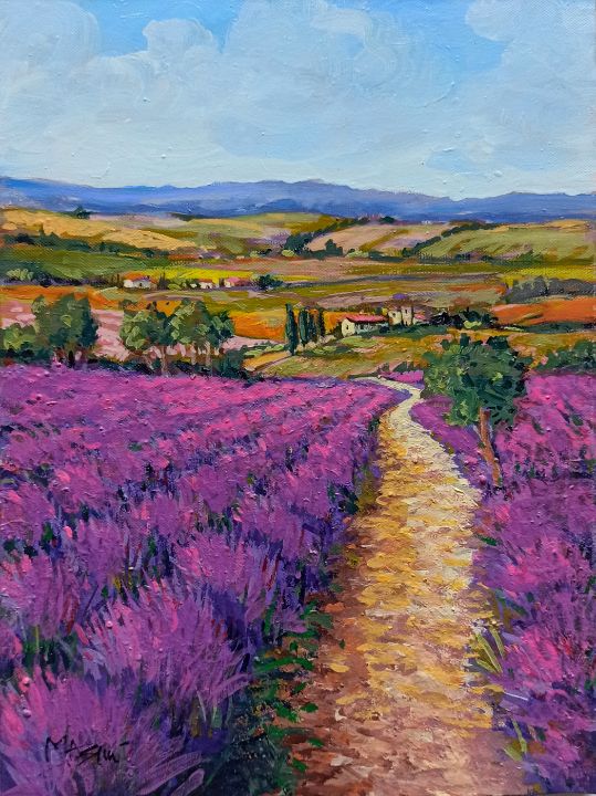 Tuscany painting by Gino Masini - Modí Arte - Italian paintings ...