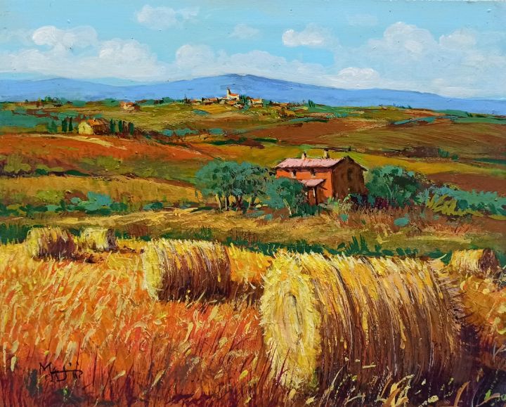Tuscany painting by Gino Masini - Modí Arte - Italian paintings ...