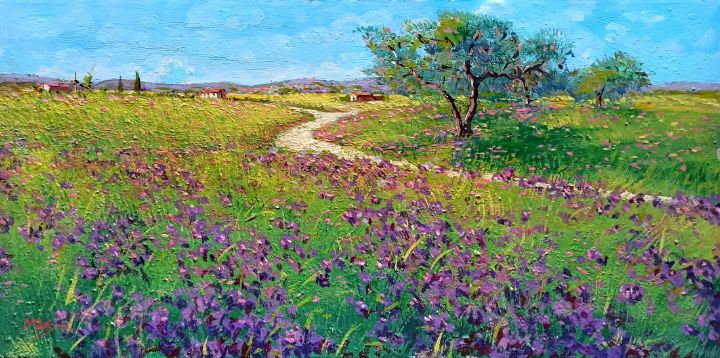Tuscany painting by Gino Masini - Modí Arte - Italian paintings ...