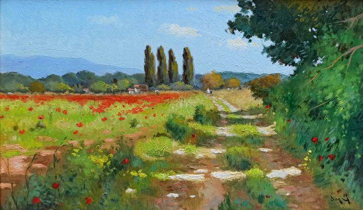 Tuscany painting by Andrea Borella - Modí Arte - Italian paintings ...