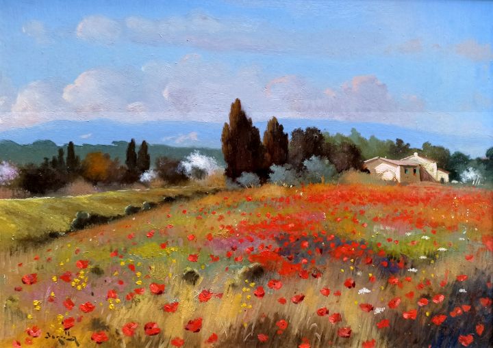 Tuscany painting - Andrea Borella - Modí Arte - Italian paintings ...
