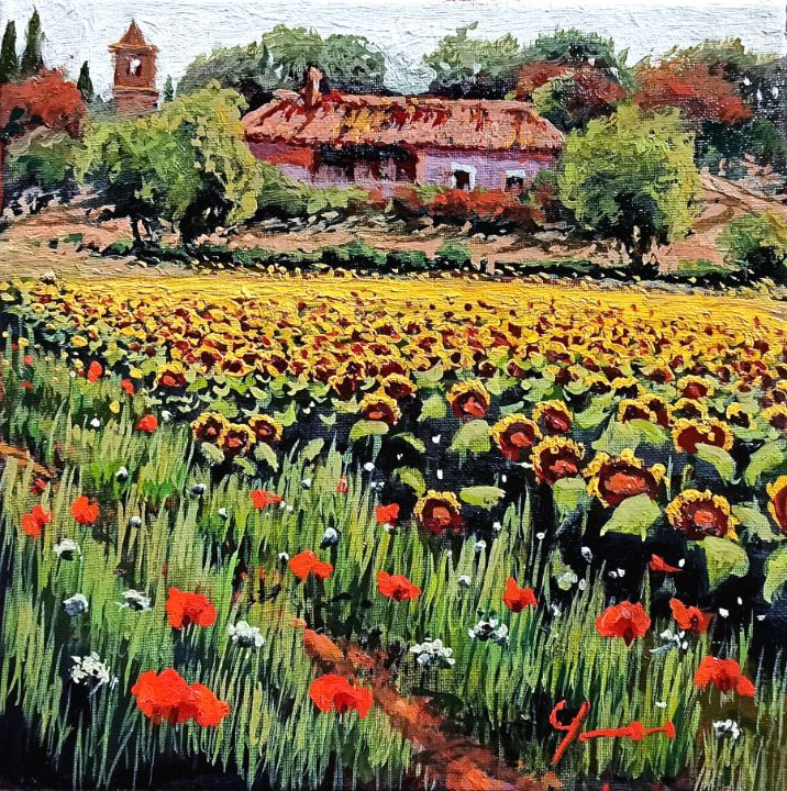 Tuscany painting - Roberto Gai - Modí Arte - Italian paintings ...