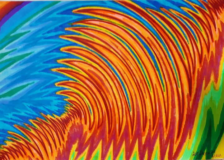 Coloure storm - Anna Konya Abstract Art - Drawings & Illustration ...