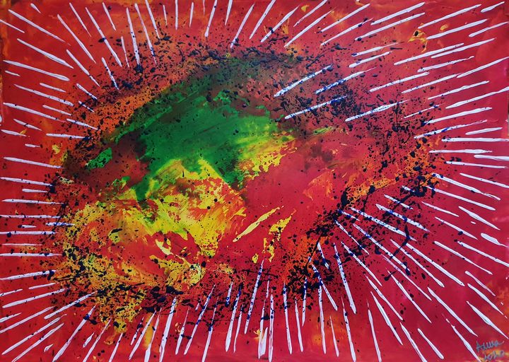 Slow Red - Anna Konya Abstract Art - Paintings & Prints, Abstract ...