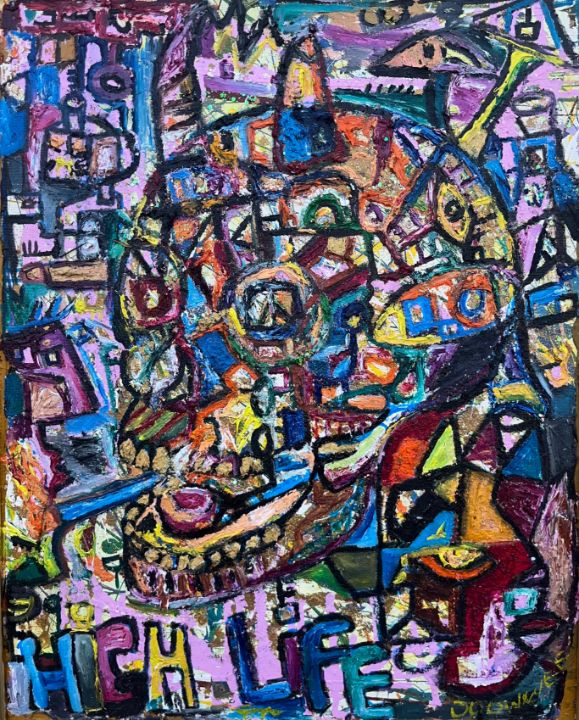 High Life - OoowweeArt - Paintings & Prints, Abstract, Figurative - ArtPal