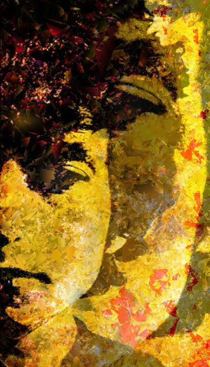 Abstract Bob Dylan - Brian Raggatt - Paintings & Prints, People ...