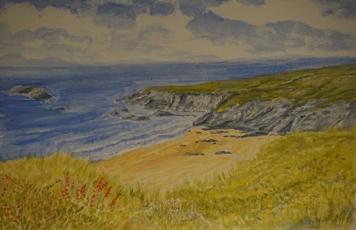 From The Cliffs - Artist Janet Davies - Paintings & Prints, Landscapes ...