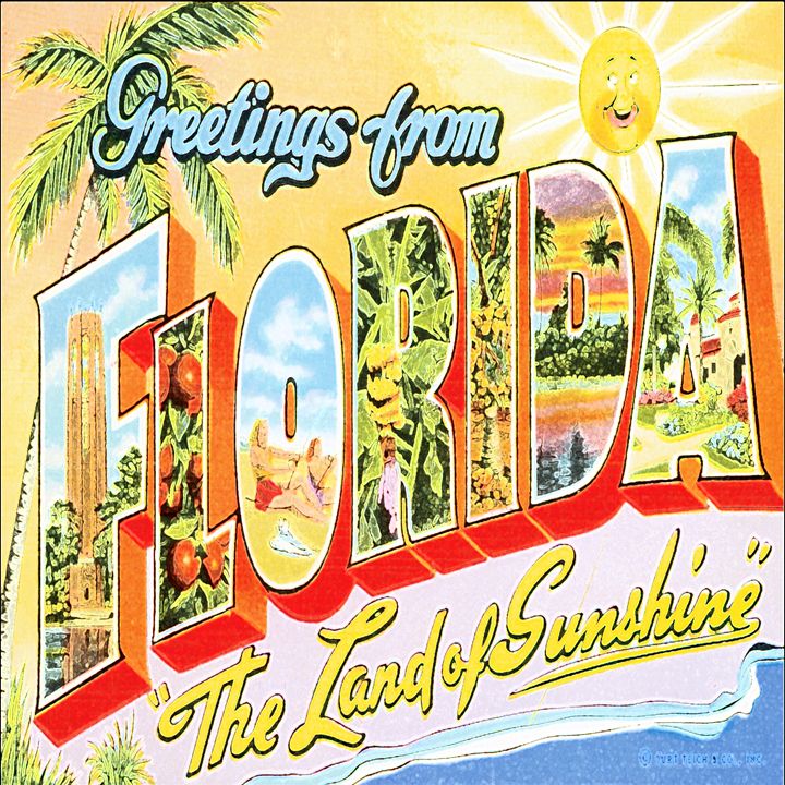 Vintage Florida Label - Gersoza - Digital Art & AI, Places & Travel ...